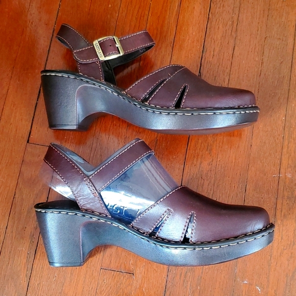 Eastland | Shoes | Eastland Brown Leather Clogs | Poshmark